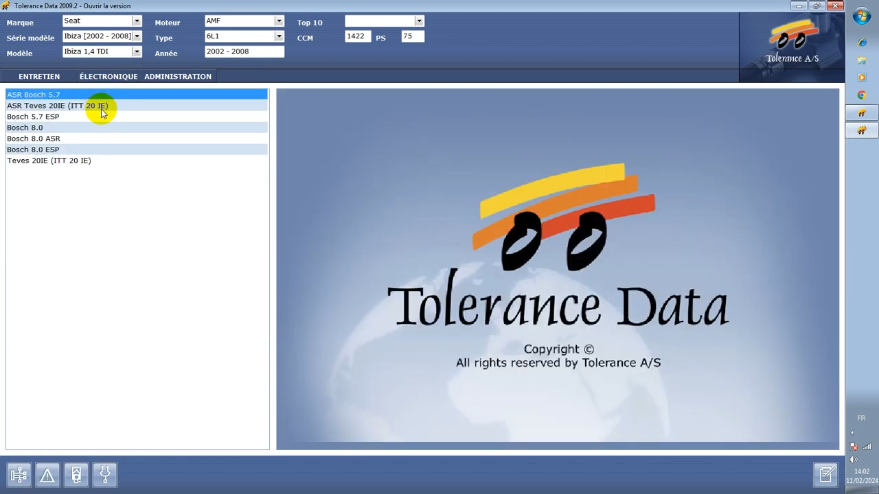 Tolerance Data 2009.2 Multilingue